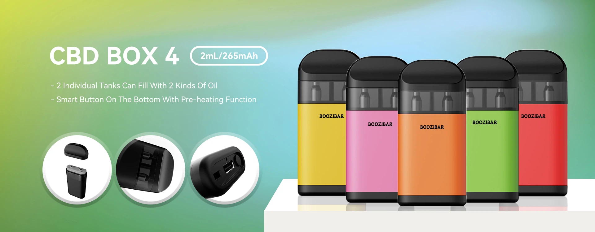 China CBD Gerät Hersteller, Einweg CBD Vape Lieferanten, CBD Batterie Fabrik | BOOZI